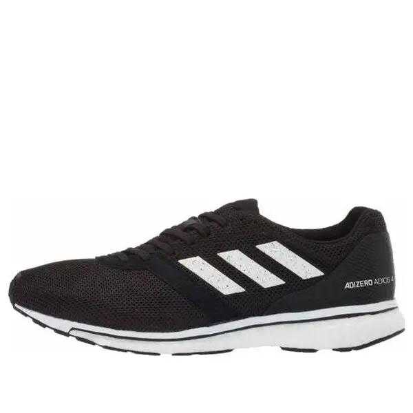 Adidas Adizero Adios 4 Athletic Sneakers - Black