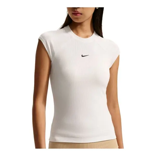 Nike Ribbed T-shirt - White