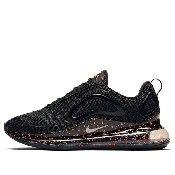 Nike Max 720 Speckle Athletic Sneakers - Black