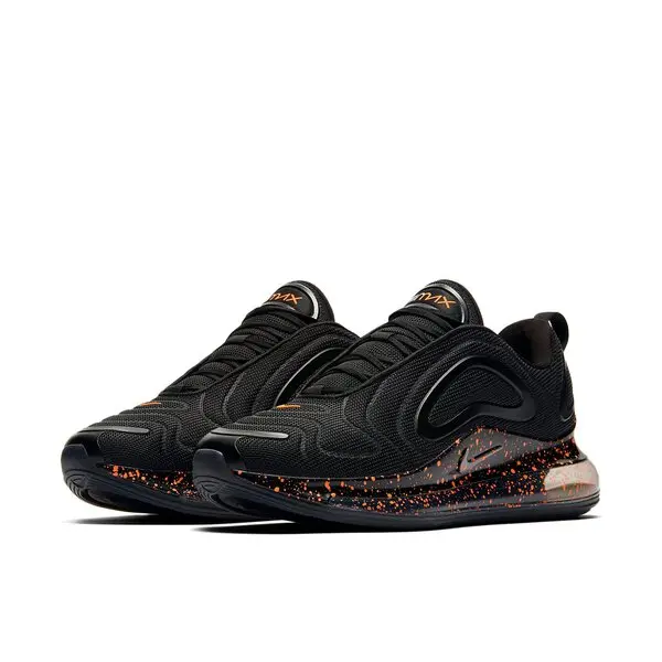 Nike Max 720 Speckle Athletic Sneakers - Black