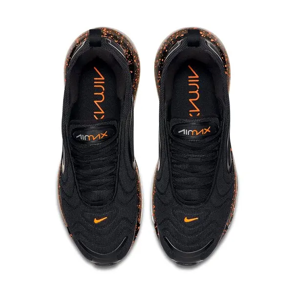 Nike Max 720 Speckle Athletic Sneakers - Black