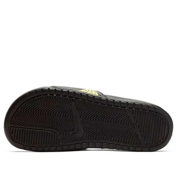 Nike Benassi Jdi Slide Fruit Print - Black