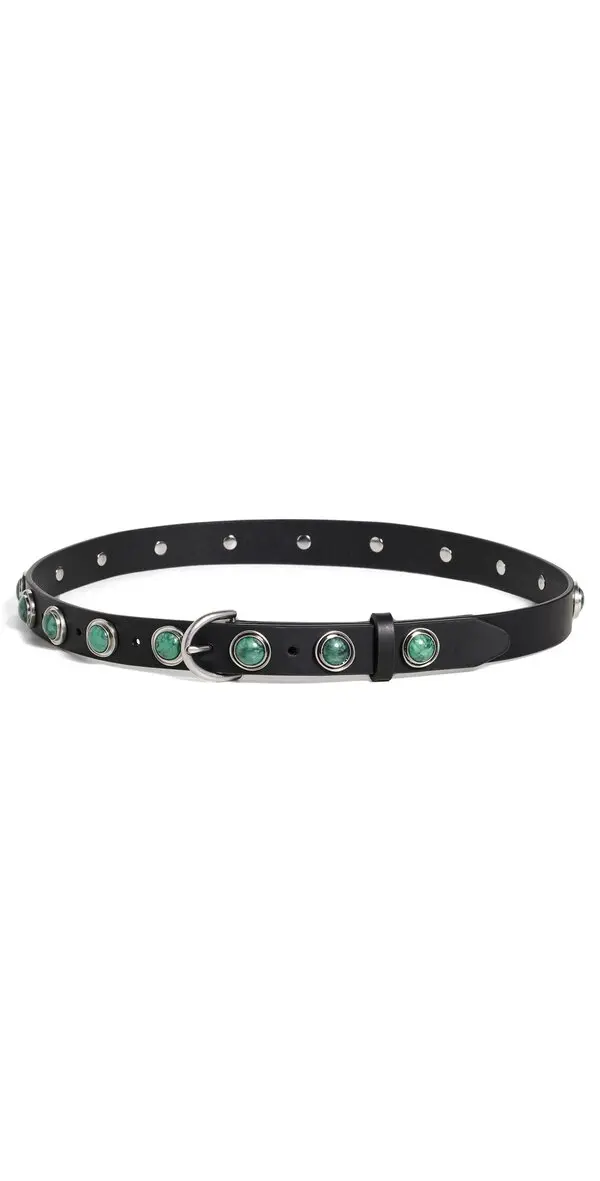 Rag & Bone Celia Stud Belt - Black
