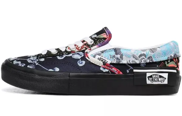 VANS Classic Slip-on Cap "florals - Black/blue