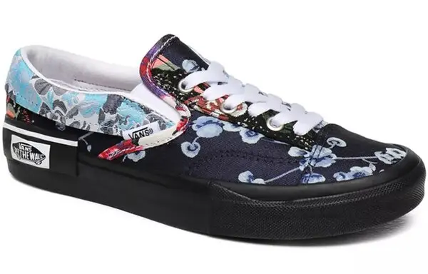 VANS Classic Slip-on Cap "florals - Black/blue
