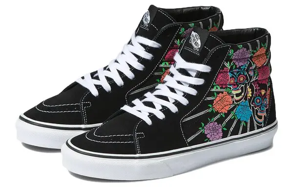 VANS Sk8-hi 'dia De Los Muertos Floral' High Top Sneakers