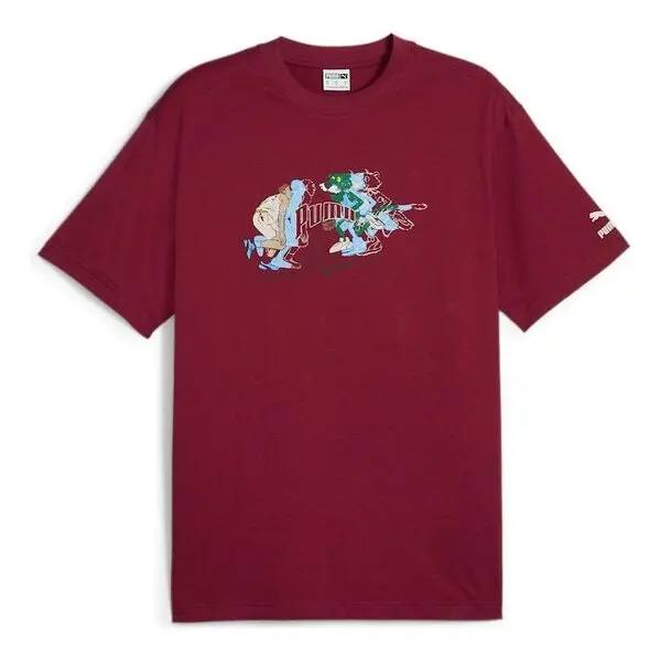 PUMA Herren Team For The Fanbase T-shirt - Red