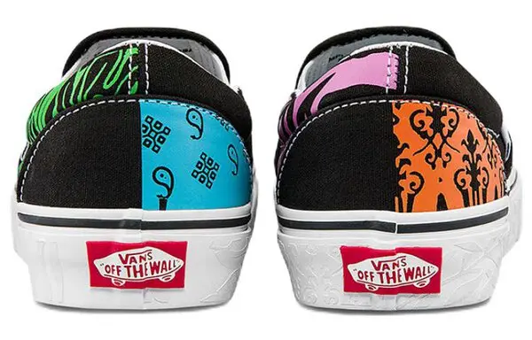 VANS Classic Slip-on Multicolor Patchwork Sneakers - Multi-color