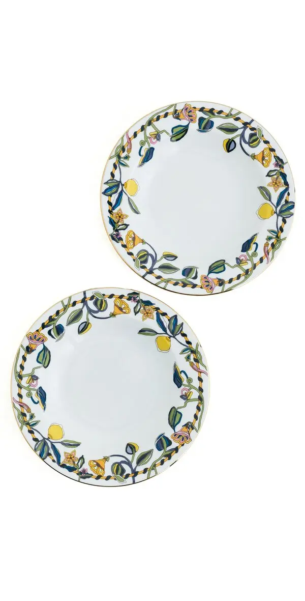 La DoubleJ Set Of 2 Soup Plates - Borboni White (fiesole)