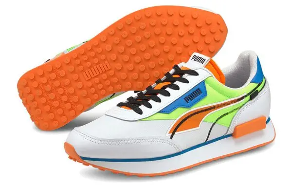 PUMA Future Rider Twofold - Gray/green/orange