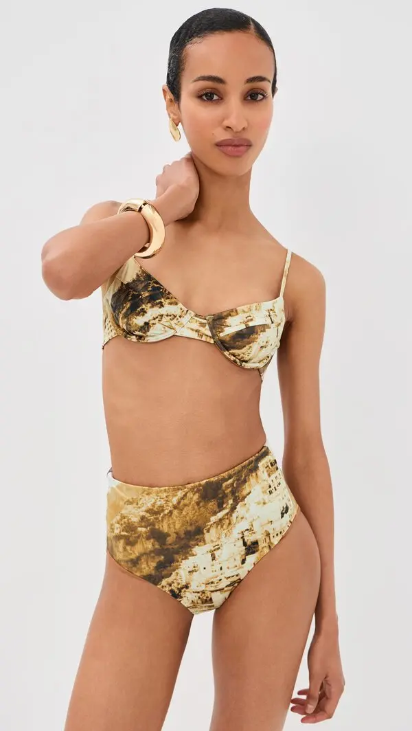 Staud Jonnie High-rise Bikini Bottom