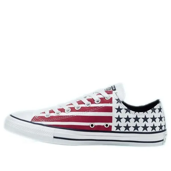 CONVERSE Chuck Taylor All Star Low Top Sneakers - White/red