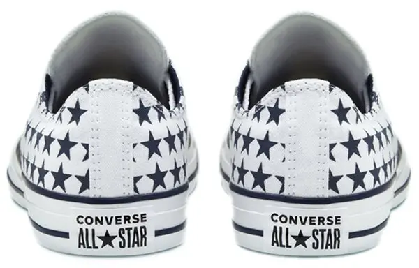 CONVERSE Chuck Taylor All Star Low Top Sneakers - White/red