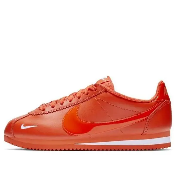 Nike Classic Cortez Premium Athletic Shoes - Orange