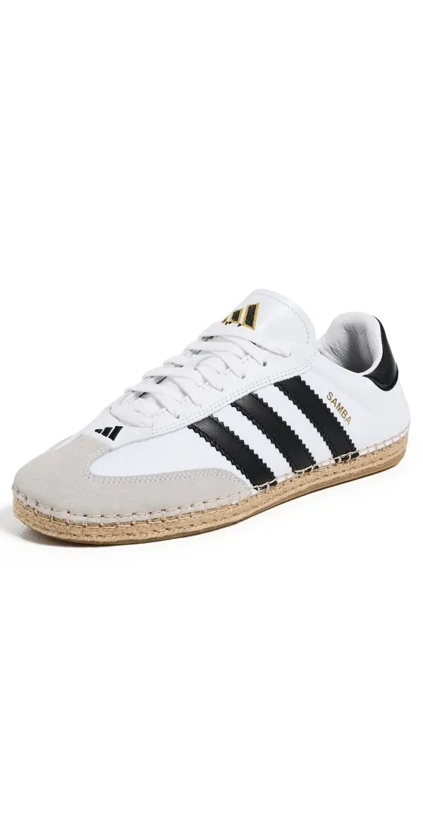 Adidas X Edison Chen Clot Samba Sneakers M 8.5/ W - Ftwr White/core Black/white