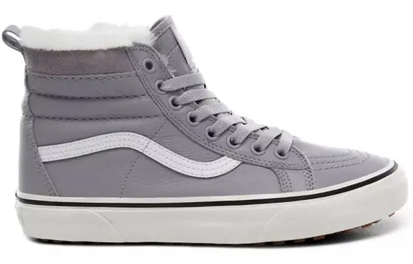 VANS Sk8-hi Mte High Top Sneakers - Gray/white