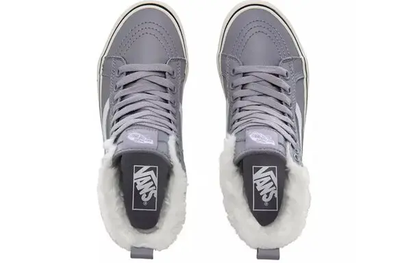 VANS Sk8-hi Mte High Top Sneakers - Gray/white