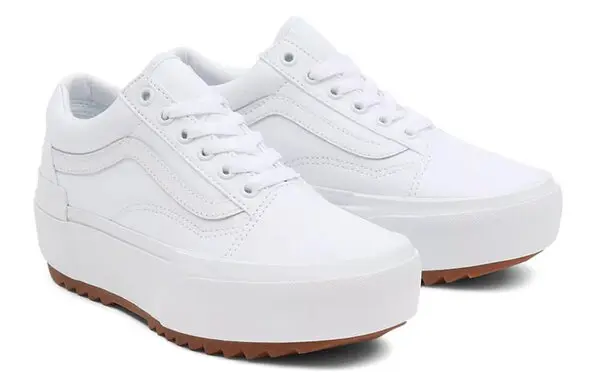 VANS Old Skool Stacked "true Gum" Sneakers - White
