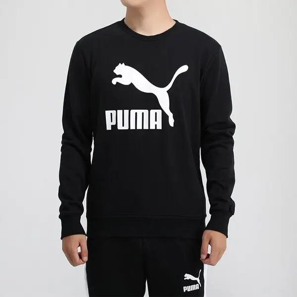 PUMA Classics Casual Printing Round Neck - Black