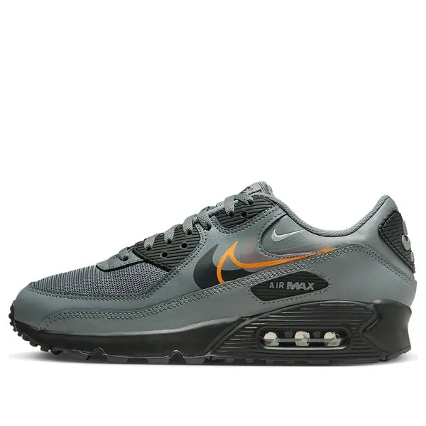 Nike Max 90 Multi Swoosh Sneakers - Gray/black