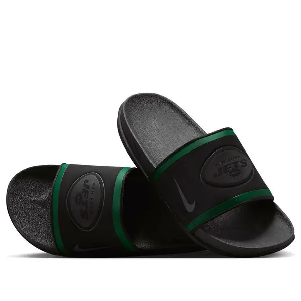 Nike Nfl X Offcourt Slide "new York Jets - Black/blue
