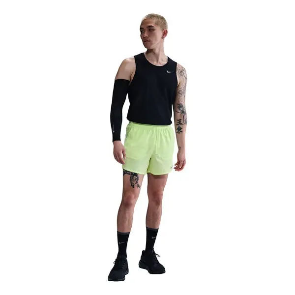Nike Dri-fit Stride 5" Running Shorts - Barely Volt