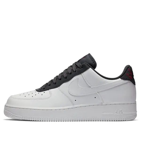 Nike Force 1 '07 Lv8 Embroidered Sukajan Sneakers - Whiteblackred