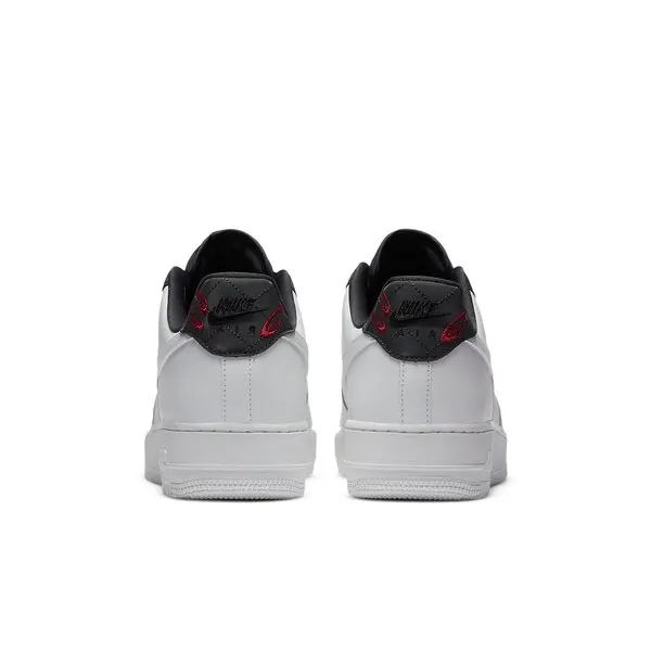 Nike Force 1 '07 Lv8 Embroidered Sukajan Sneakers - Whiteblackred