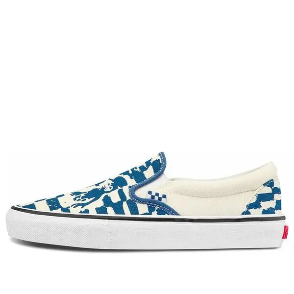 VANS Skate Slip-on Low-top Sneakers - Blue/white