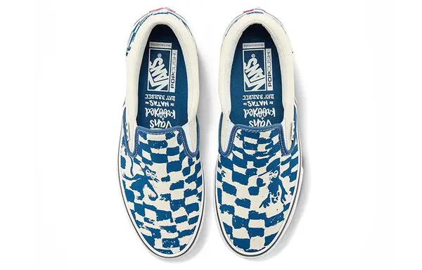 VANS Skate Slip-on Low-top Sneakers - Blue/white