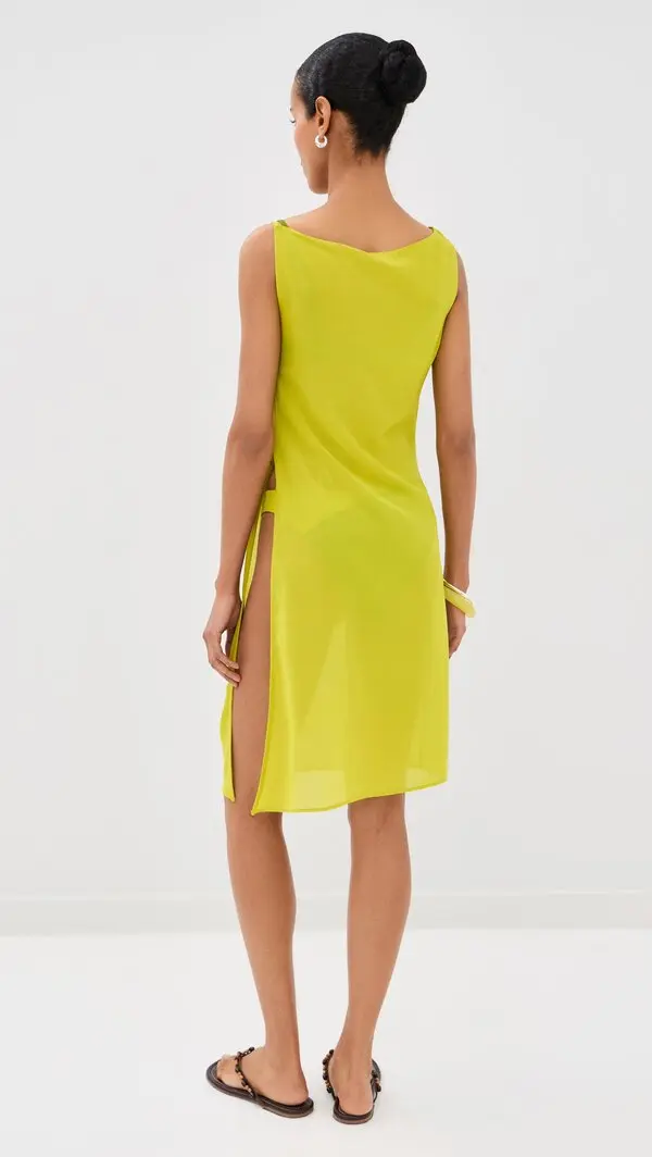 Staud Astaire Draped Cover-up