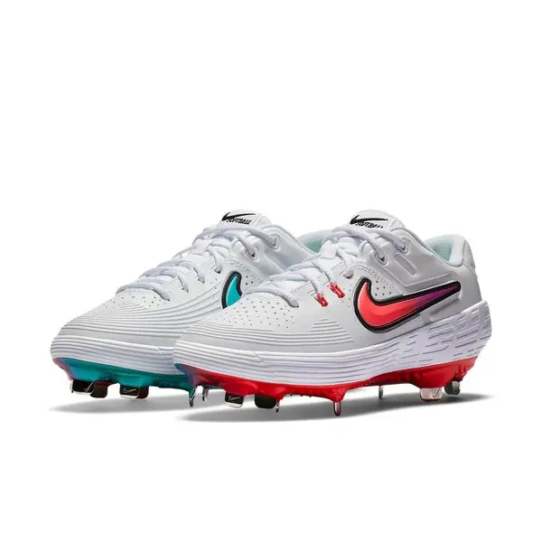 Nike Zoom Hyperdiamond 3 Elite Cs Athletic Cleats - White/hyper Violet/hyper Jade