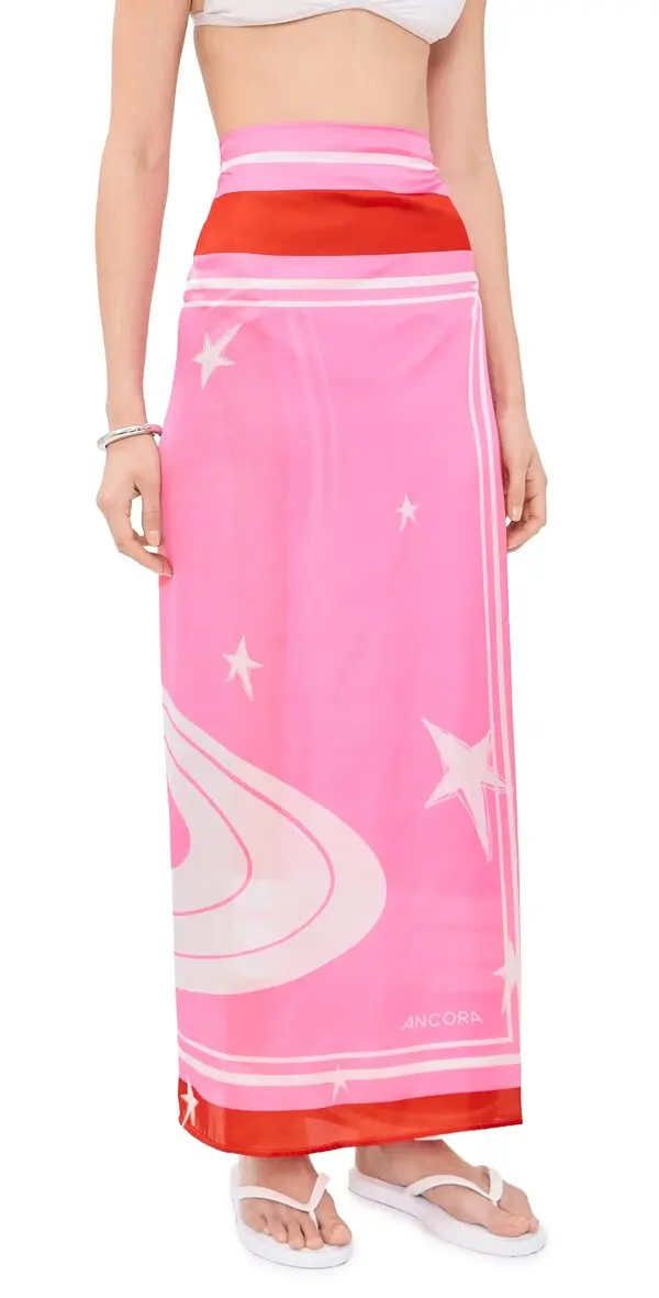 ANCORA Pelagia Pareo With Star Accents - Pink