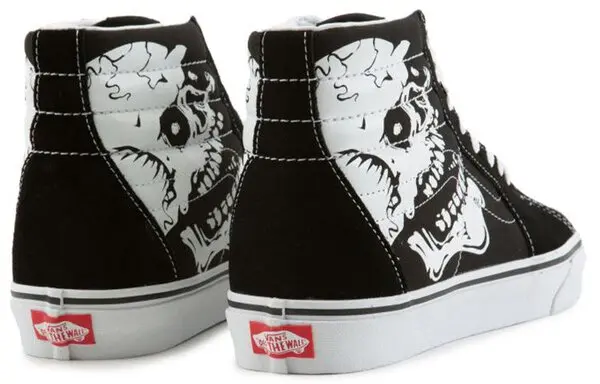VANS Sk8-hi 'tm Glow Skulls' High Top Sneakers