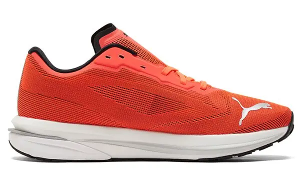 PUMA Velocity Nitro "lava Blast" Low Top Sneakers - Red/silver/black