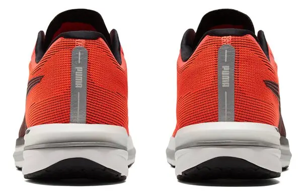 PUMA Velocity Nitro "lava Blast" Low Top Sneakers - Red/silver/black