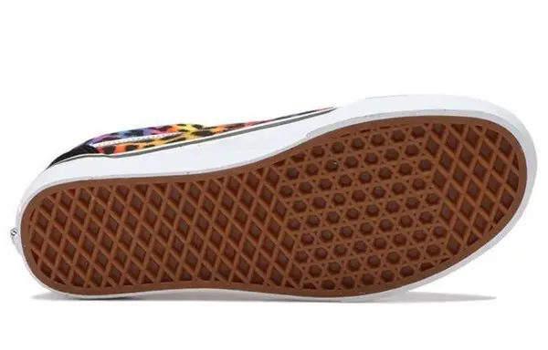 VANS Old Skool "rainbow Spot Leopard" Sneakers - Black/multi-color