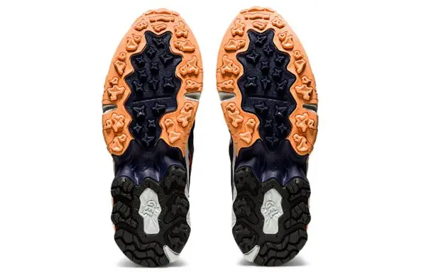 Asics Gel-nandi Og "glacier Grey Peacoat - Blue/orange