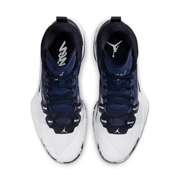 JORDAN Air Zion 1 Tb Basketball Sneakers - Dark Blue/white