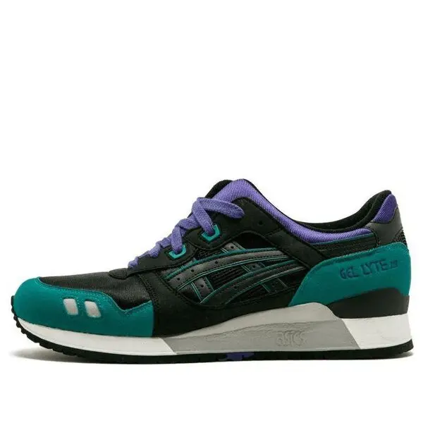 Asics Gel Lyte Iii Low Top Sneakers - Black/blue