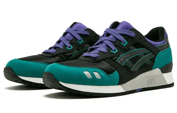 Asics Gel Lyte Iii Low Top Sneakers - Black/blue