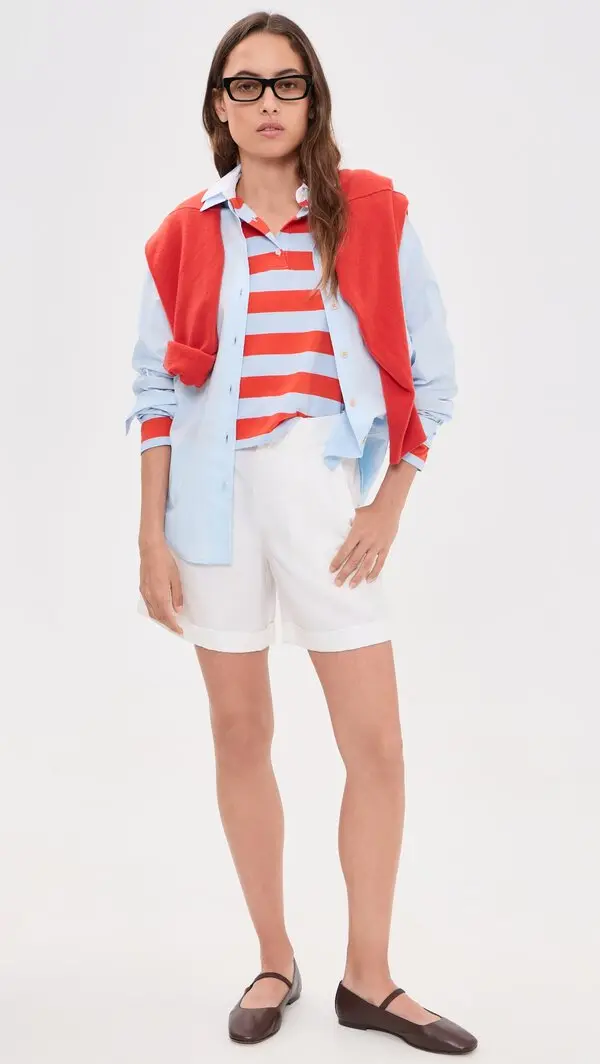 ALEX MILL Lucie Linen Cotton Shorts