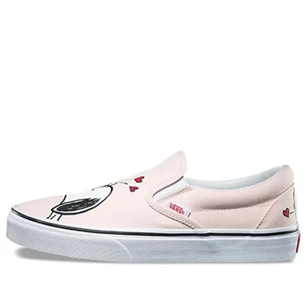 VANS X Peanuts Classic Slip-on "smack" Sneakers - White