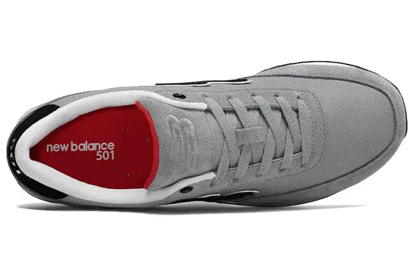 NEW BALANCE 501 Low Top Sneakers - Gray/black/red