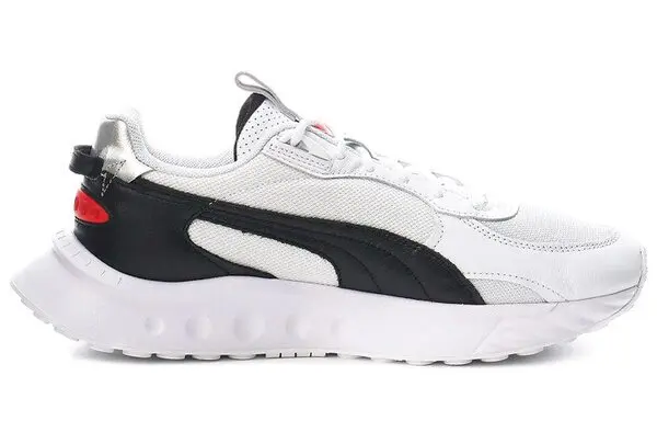 PUMA Wild Rider 'art Of Sport' Low Top Sneakers - White/black/red