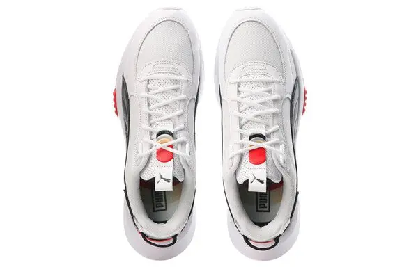 PUMA Wild Rider 'art Of Sport' Low Top Sneakers - White/black/red