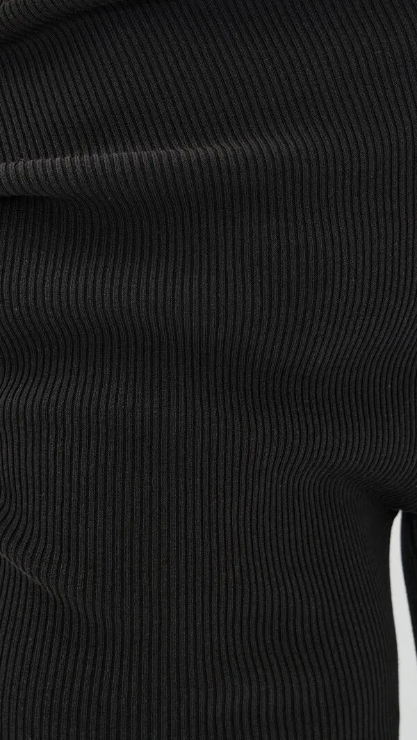 Altuzarra Berrigan Dress One Shoulder Ribbed Knit Maxi
