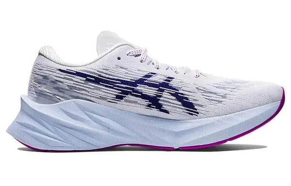 Asics Novablast 3 Running Shoes - White/purple
