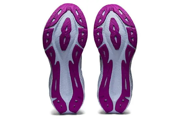 Asics Novablast 3 Running Shoes - White/purple