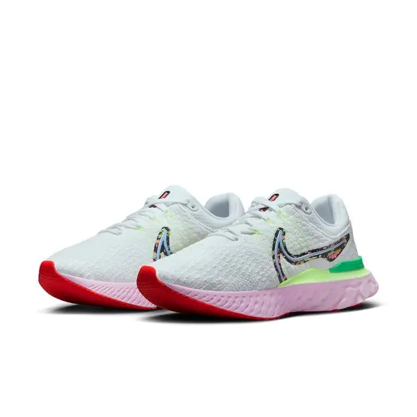 Nike React Infinity Run Flyknit 3 "confetti" Sneakers - White